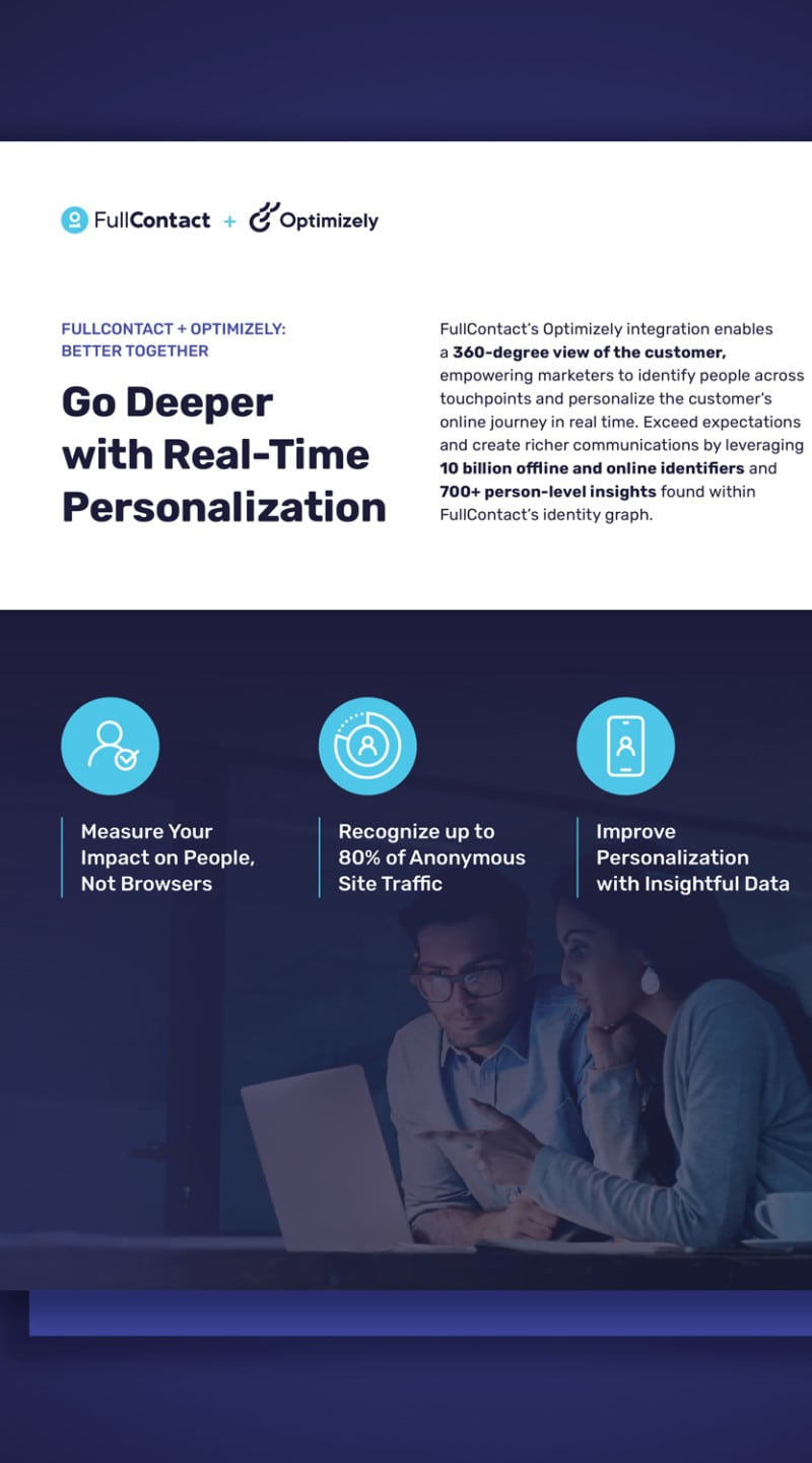FullContact + Optimizely: Go Deeper with Real-Time Personalization | FullContact